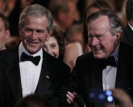 George Bush Then And Now