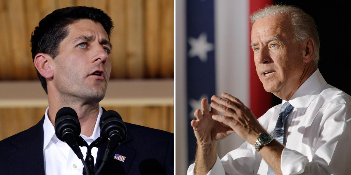 How Biden and Ryan Stack Up