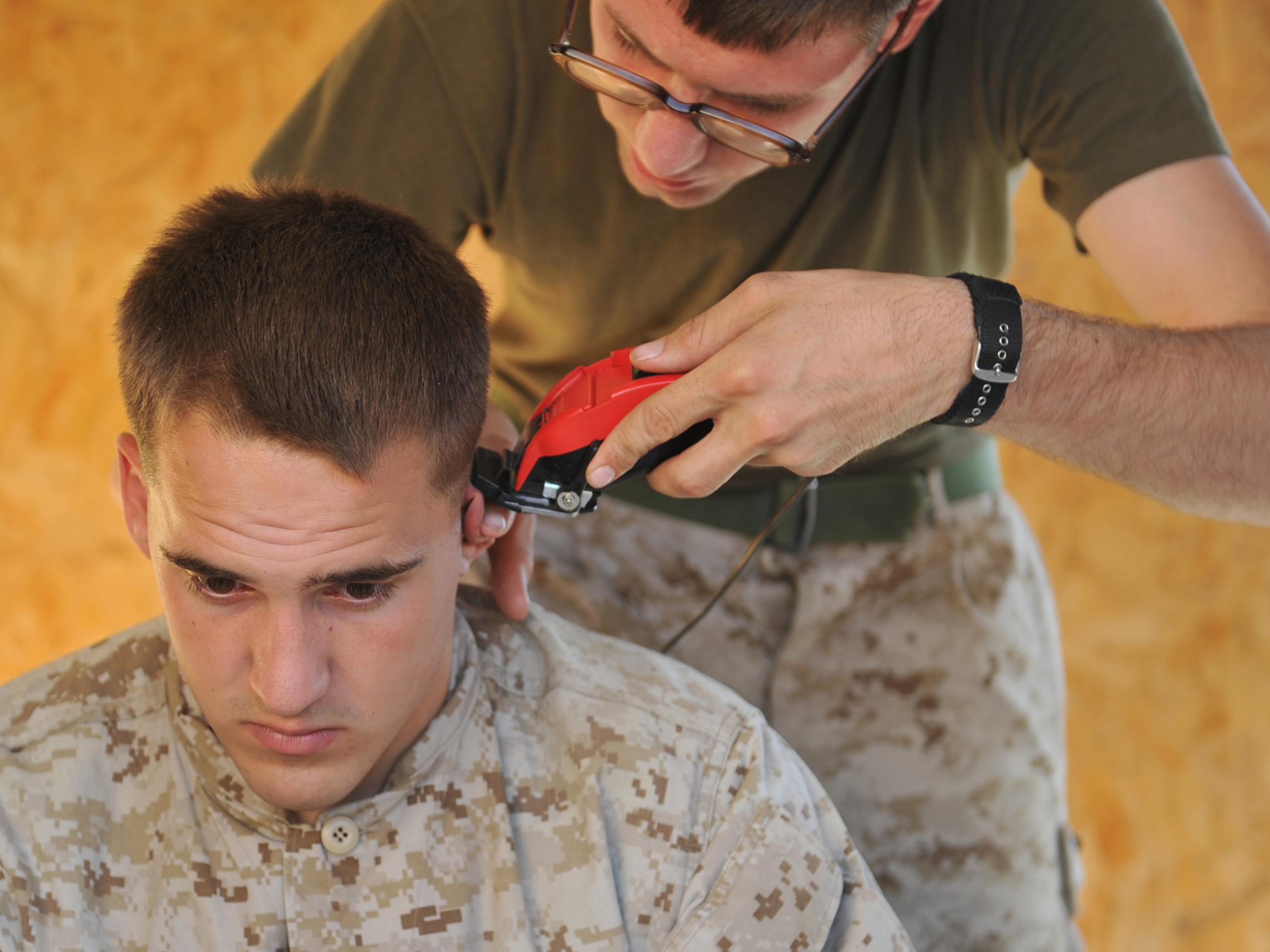 Marines Crack Down on Fashionable Hairstyles