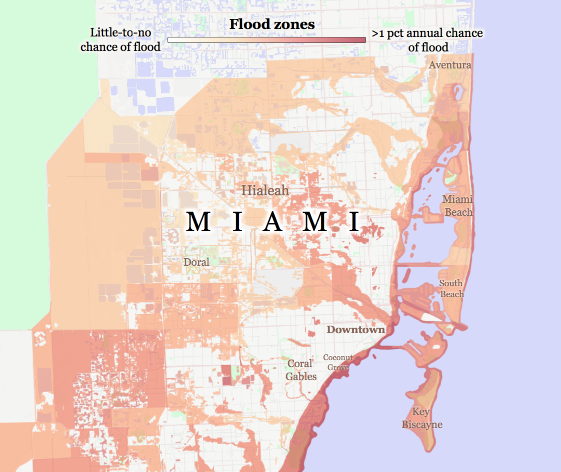 Miami Beach Flood Zone Map