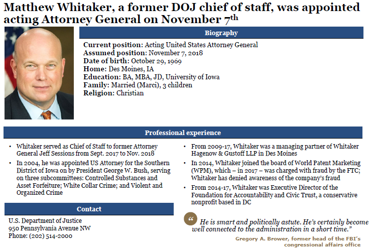 Matthew Whitaker profile