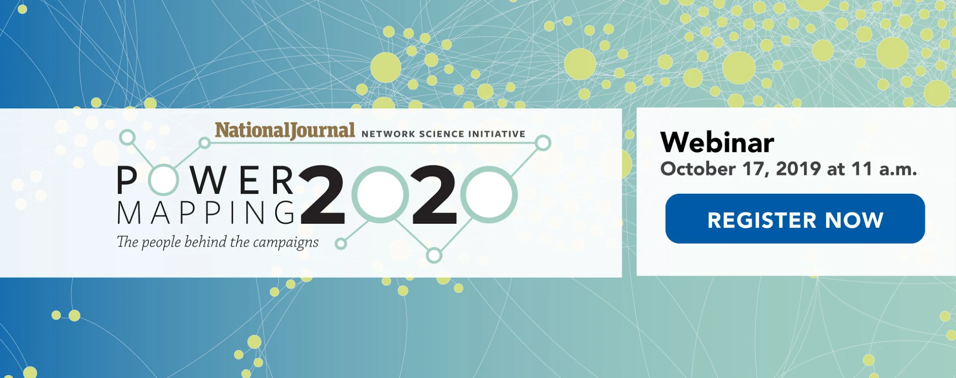 Webinar | Power Mapping 2020: The people behind the campaigns