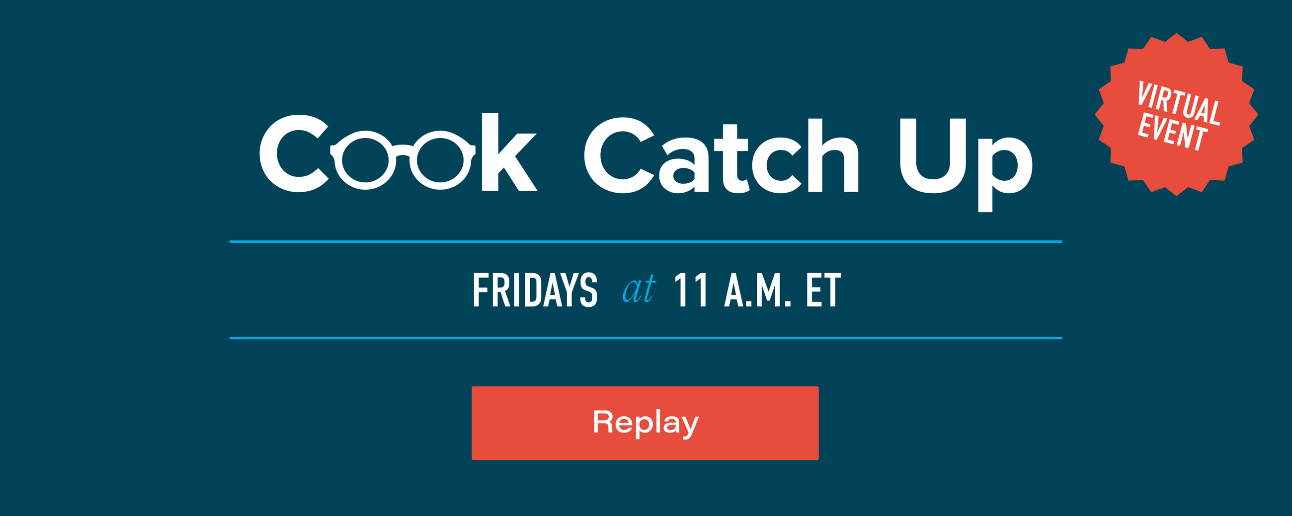 Virtual Event | Cook Catch Up