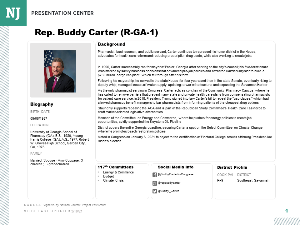 Rep. Buddy Carter (R-GA-1)