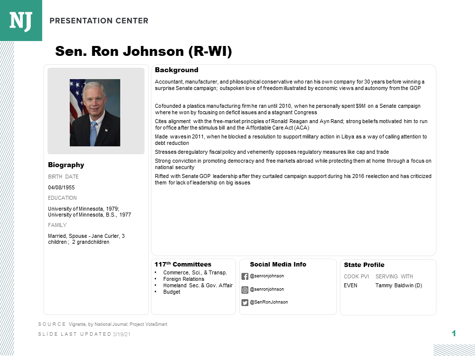 Sen. Ron Johnson (R-WI)