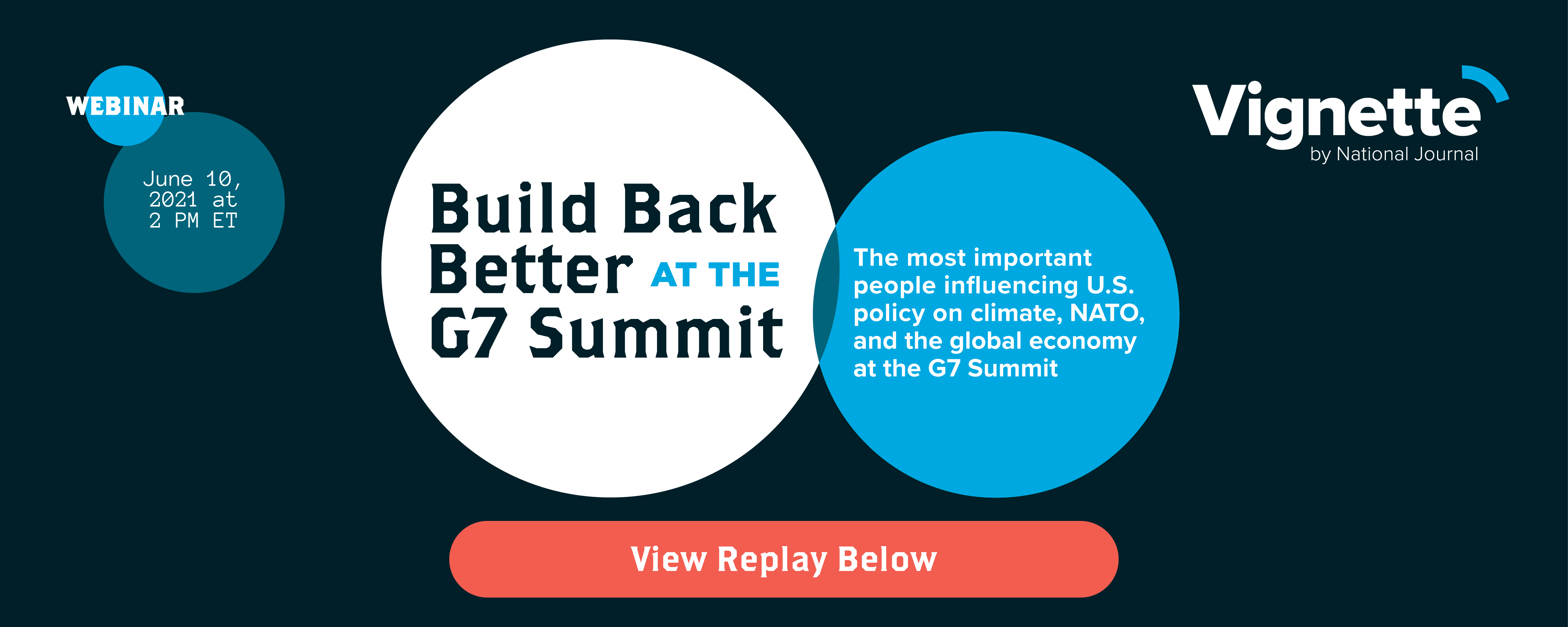 Vignette Webinar | Build Back Better at the G7 Summit