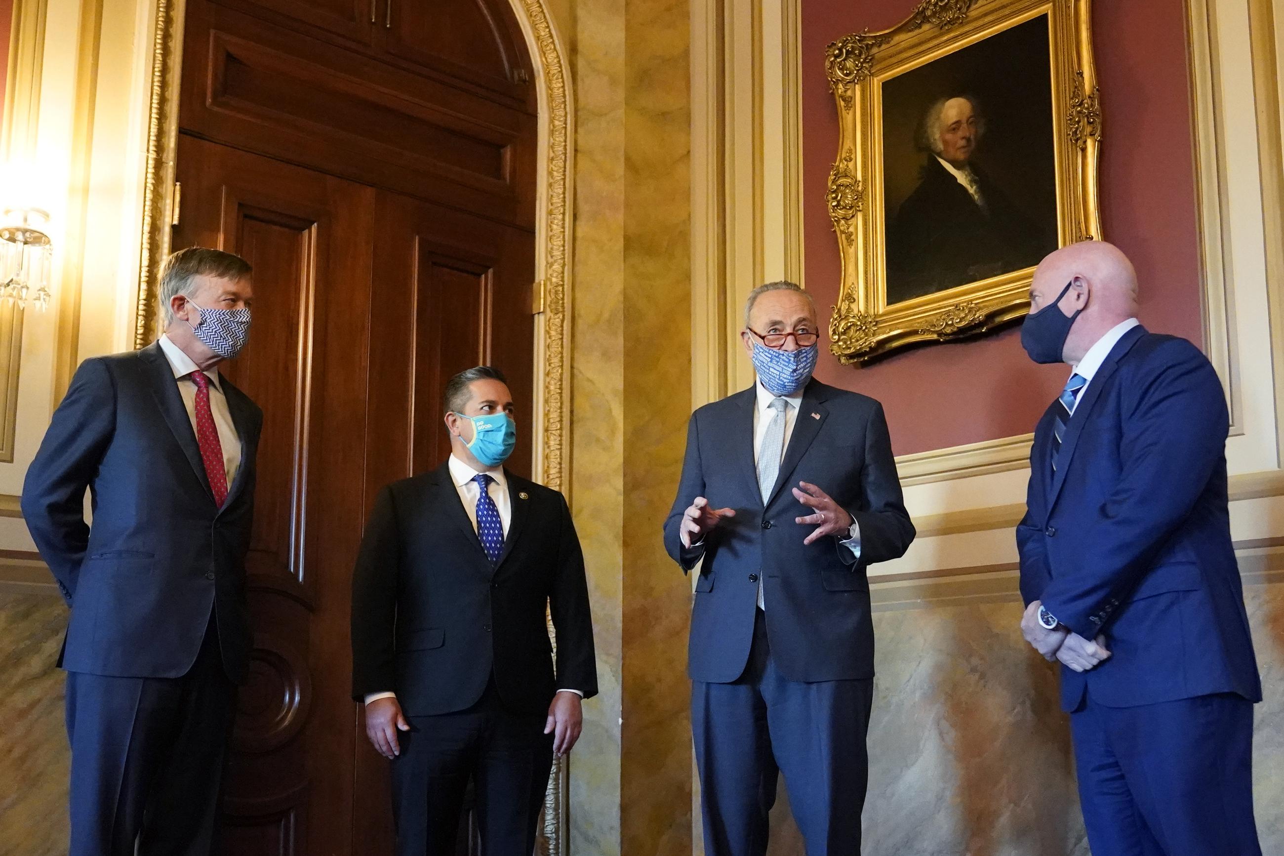 Senate Democrats weigh merits of anointing primary candidates