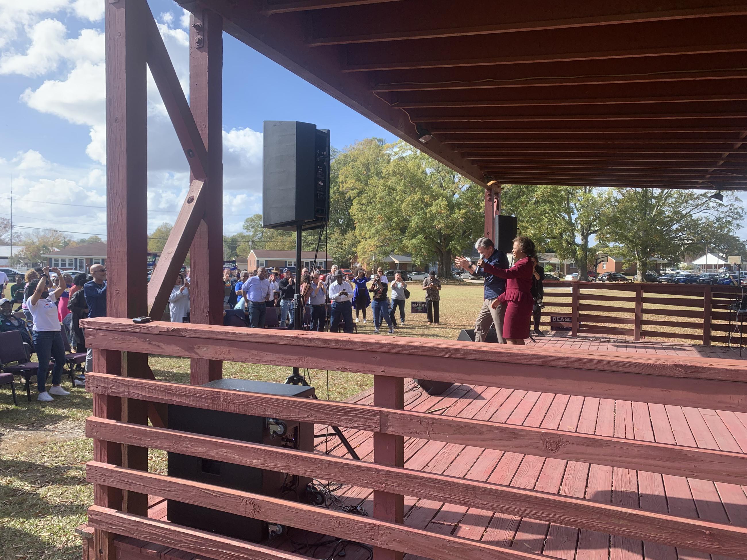 The Democrat in a forgotten purple state