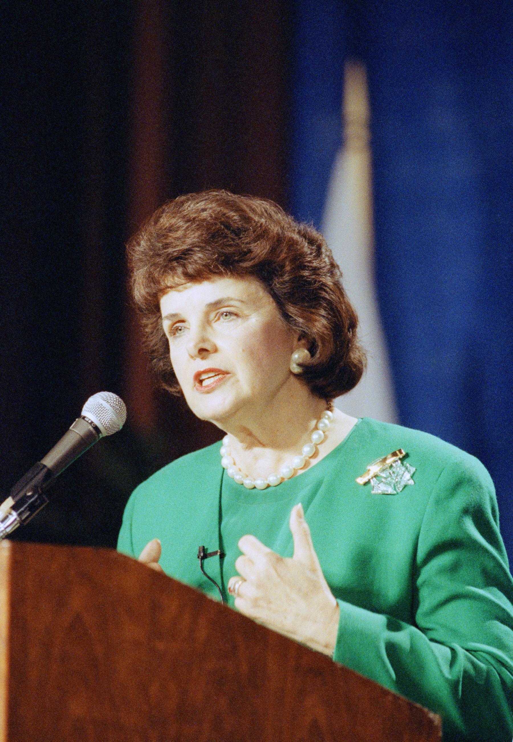 Feinstein, and Questions Over Age, Persist