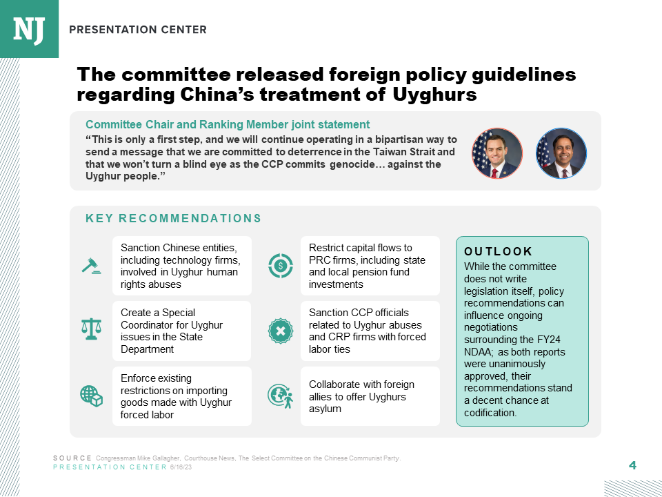 Overview: House China Select Committee