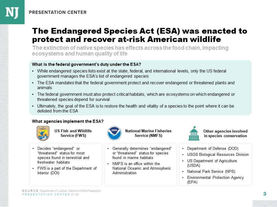 Endangered Species Act primer