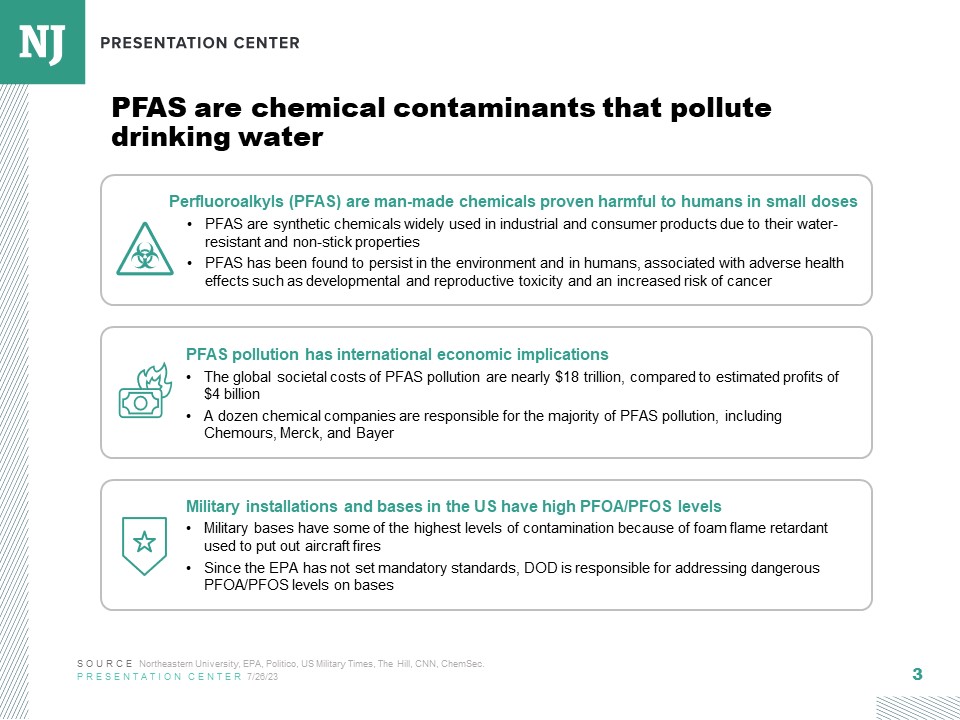 PFAS public policy landscape