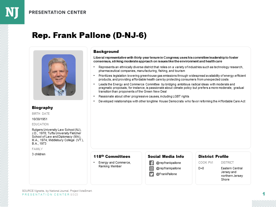 Rep. Frank Pallone (D-NJ-6)