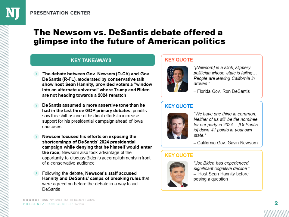 The “Great Red State vs. Blue State Debate”