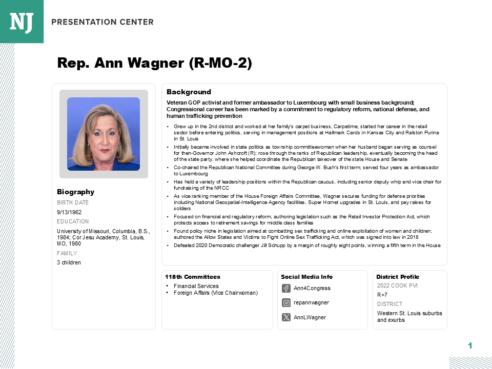 Rep. Ann Wagner (R-MO-2)