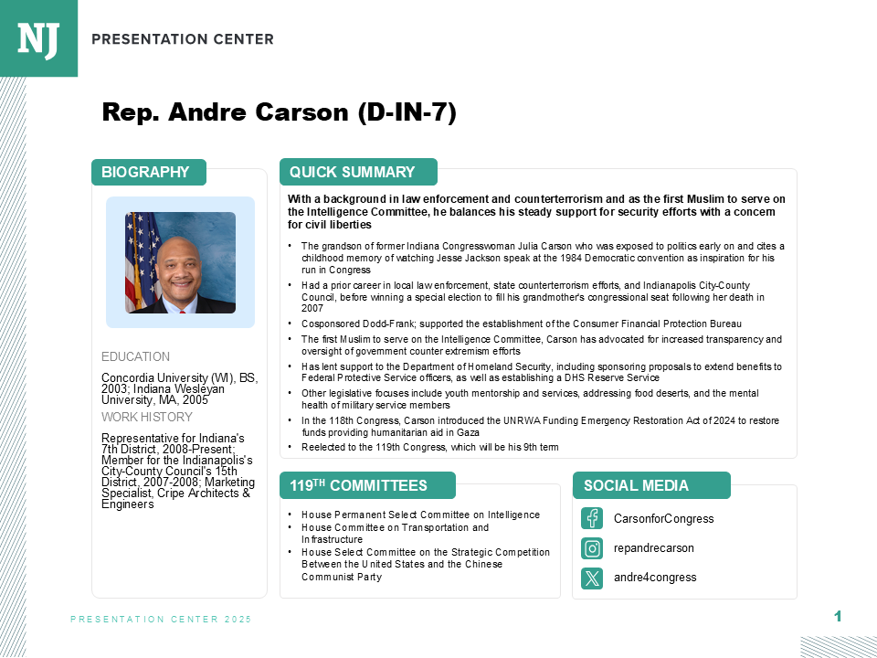 Rep. Andre Carson (D-IN-7)